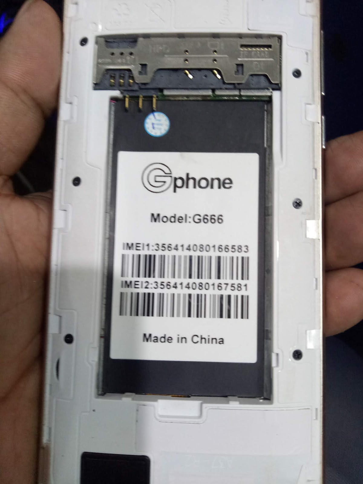 Gphone G666 MT6572 FLASH Flash File 100% Tested Password