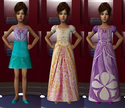 Birdgurl's Sims 2 Creations: Child Female Halloween Costume Collection 4