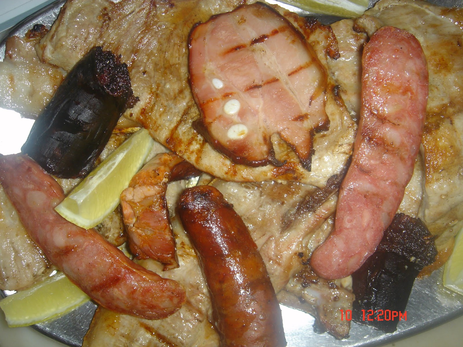 Culinária Feita a Rir: Grelhada mista de porco