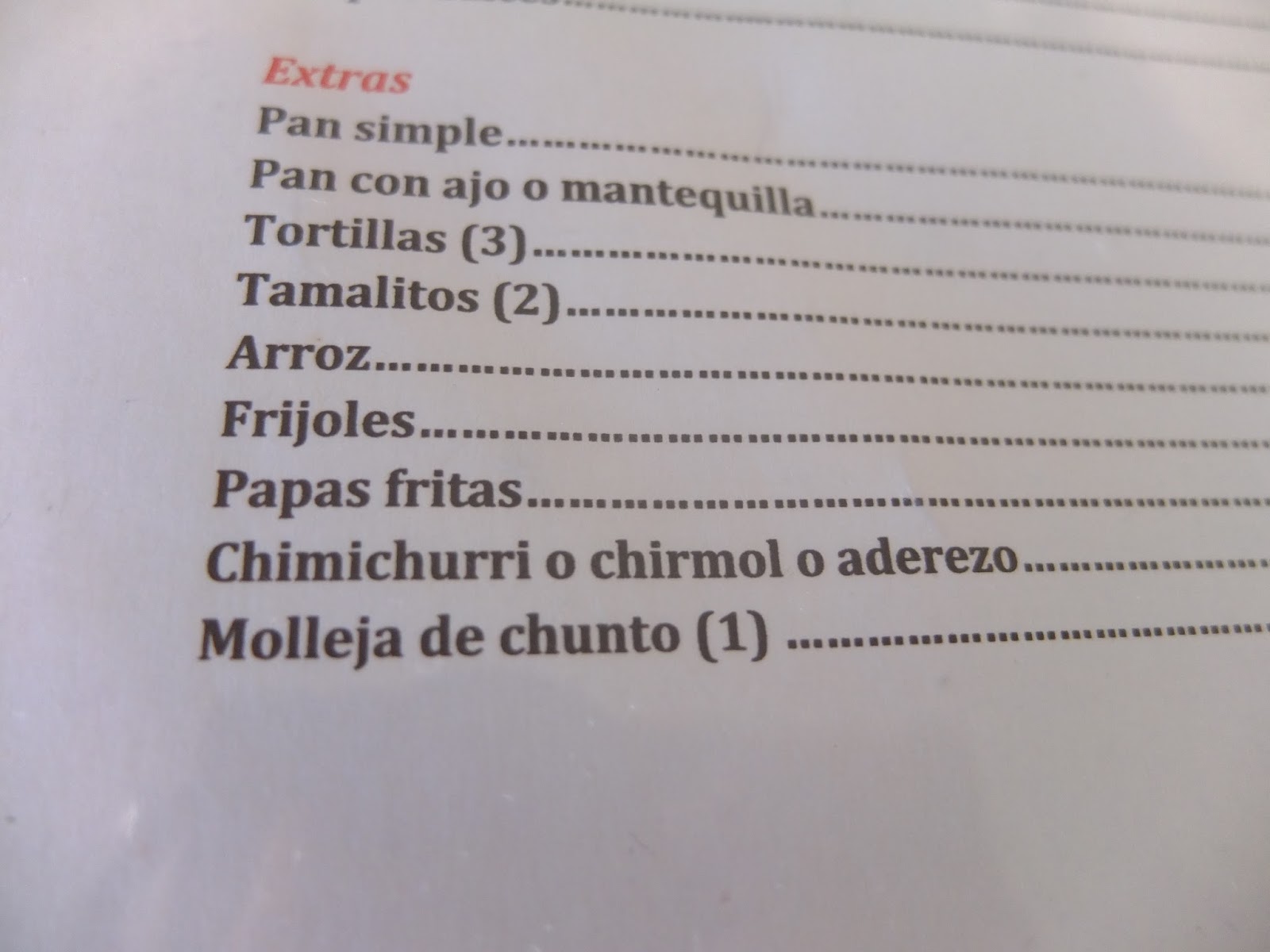 Adventures In Menu Collecting: El Peñascal