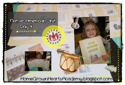 Home Grown Hearts Academy Homeschool Blog: Native American Unit - Day 4 ...