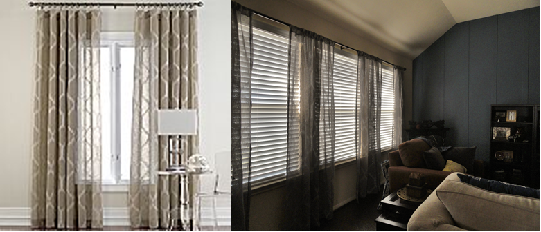 the burban cookie: Livingroom Redo- The Curtain Legend Continues