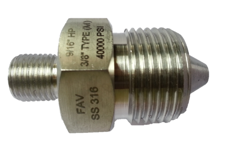 Autoclave Adapters: FAV 40000 psi High Pressure Adapter