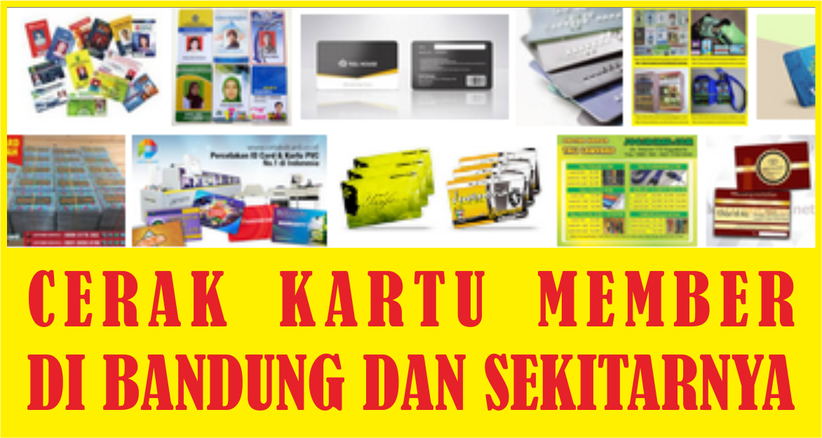 Cetak Member Card di Bandung dan Sekitarnya | Id Card Design