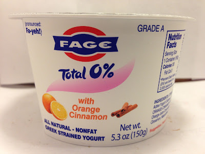 Crazy Food Dude: Review: Fage Total 0% with Orange Cinnamon Greek Yogurt