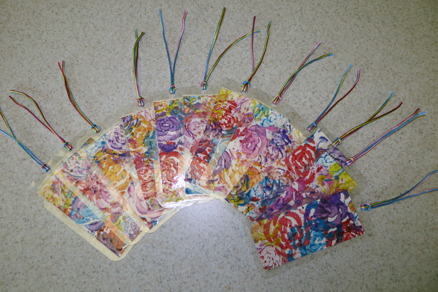 She's Always Write: Laminated Painting Bookmark Craft