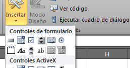 Controles de formulario en Excel
