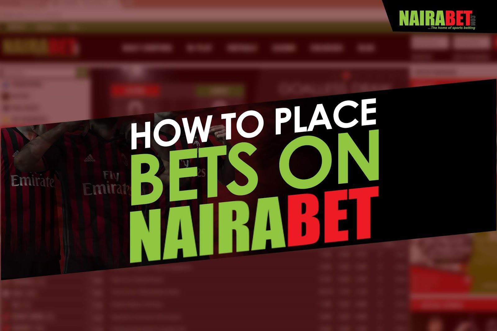 How to Place Bets on NairaBET
