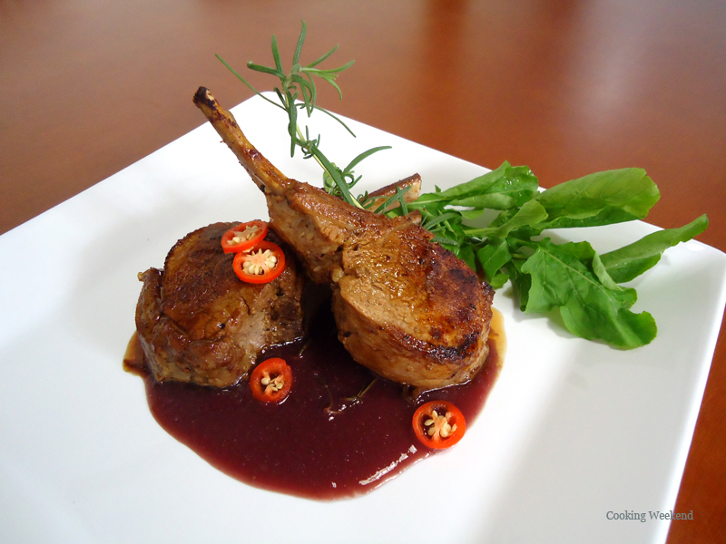 Cooking Weekend: Carré de Cordeiro ao Molho de Peras e Vinho