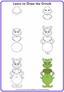 From The Heart Up.: FREE learn to draw printables - tutorials for kids