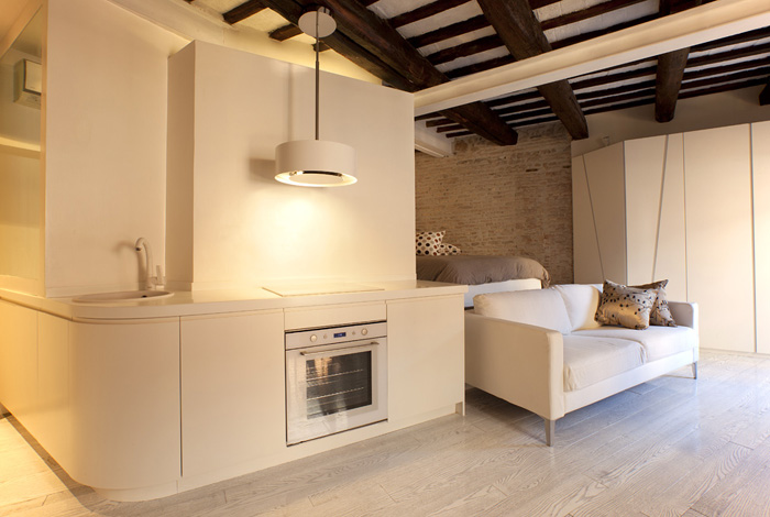 ESTILO RUSTICO: Apto Rustico y Moderno en Roma