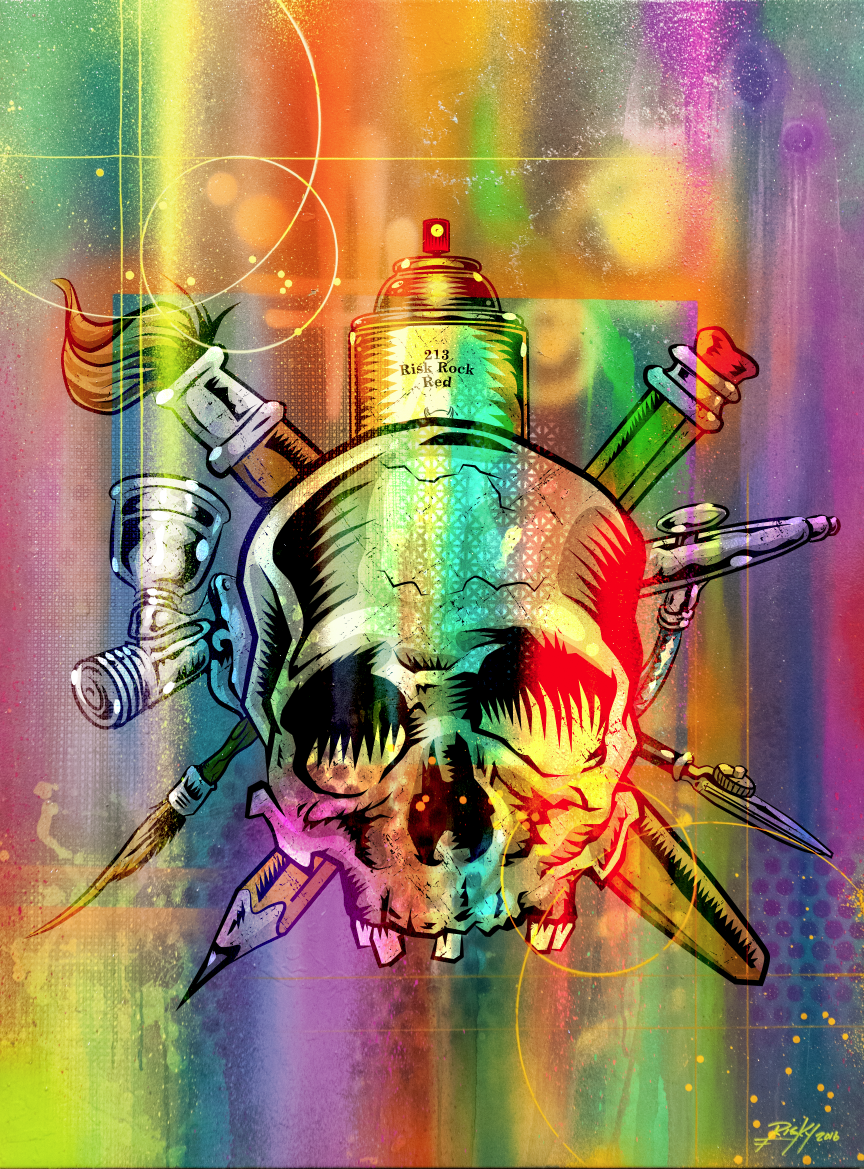 INSIDE THE ROCK POSTER FRAME BLOG: RISK and TAZ In “Unconventional ...