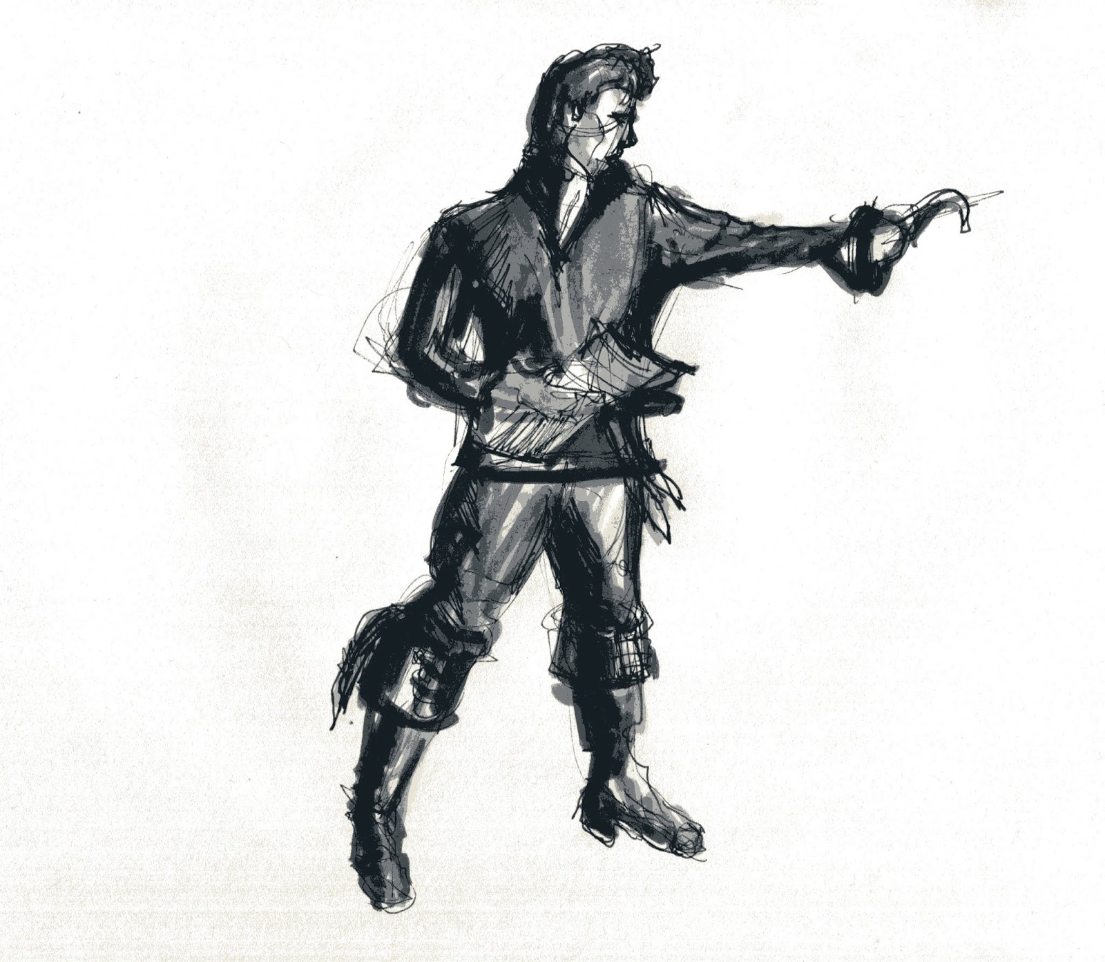 Art/Yoga Fusion: Meltdown Comics - Pirate Pose