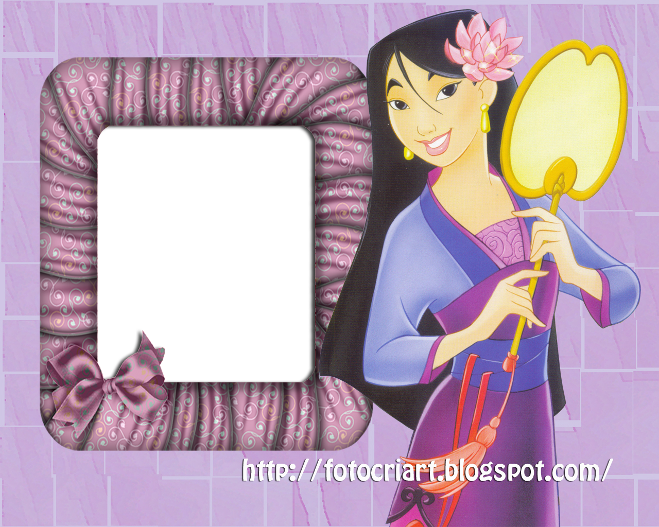 Fotocriart: Molduras da Princesa Mulan