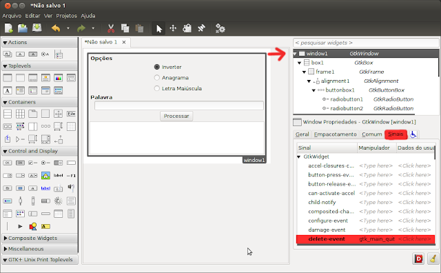 Source Code: Radio Buttons com Glade e PyGObject