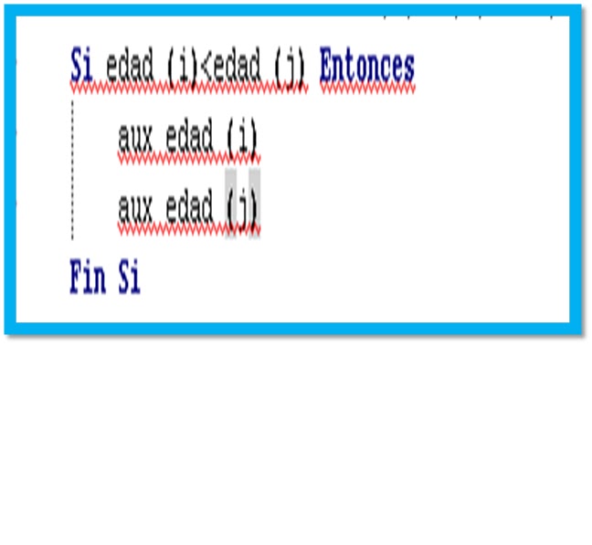 programacion de pseint: estructura