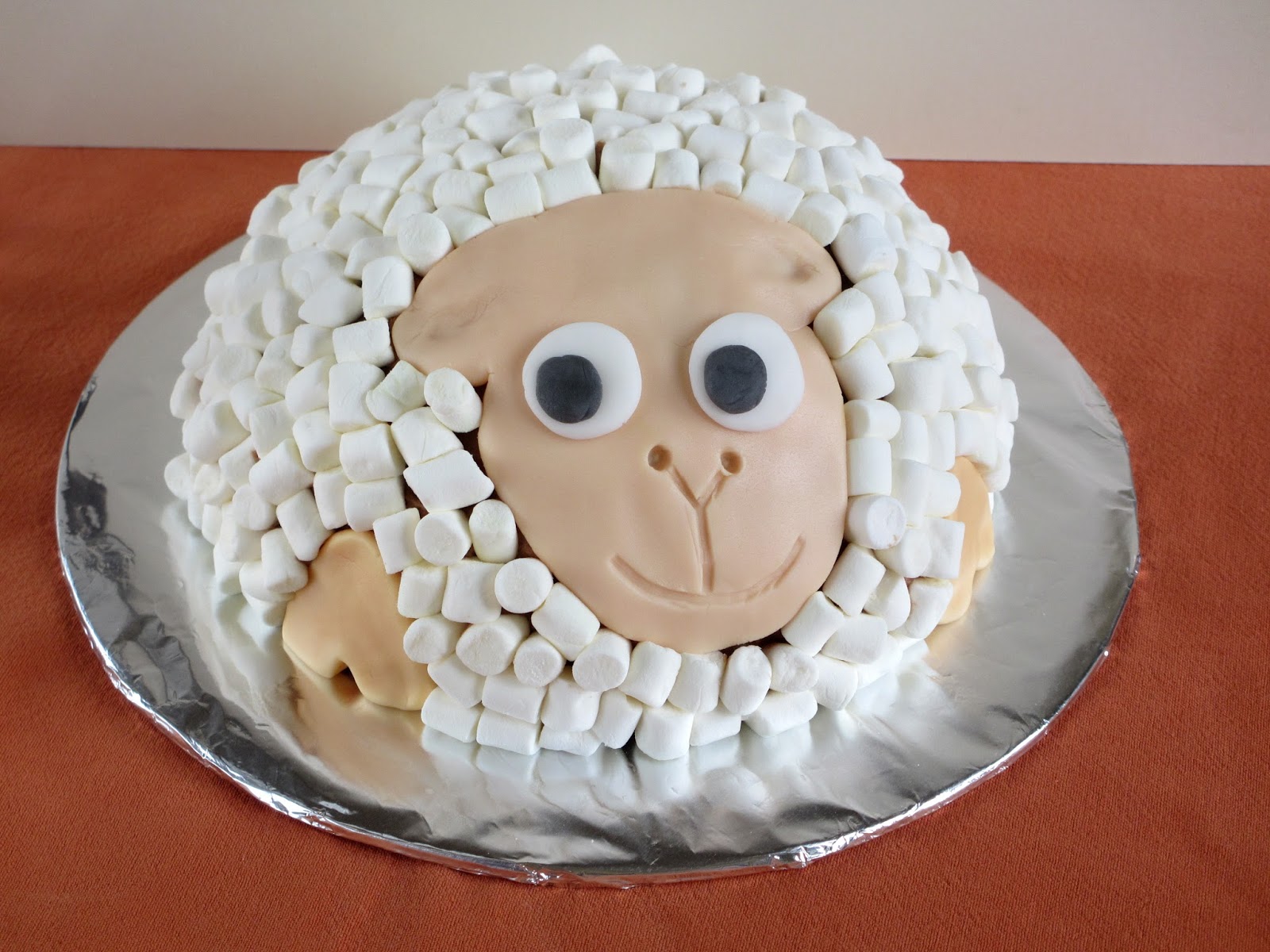 The Baking Historian: Sheep birthday cake