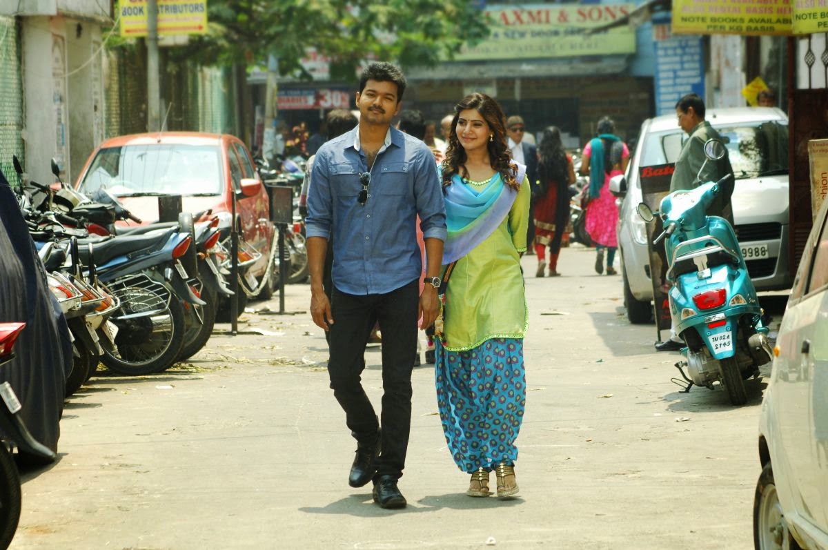 Kaththi Movie Latest Working Stills -Vijay,Samantha