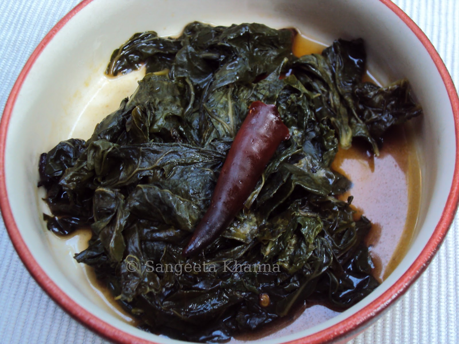 Haaq, a flavourful leafy green and two stir fries...