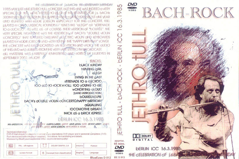 BANCA DO ROCK Rock Concert DVD: 2465 - DVD - JETHRO TULL 1985 - BOOTLEG