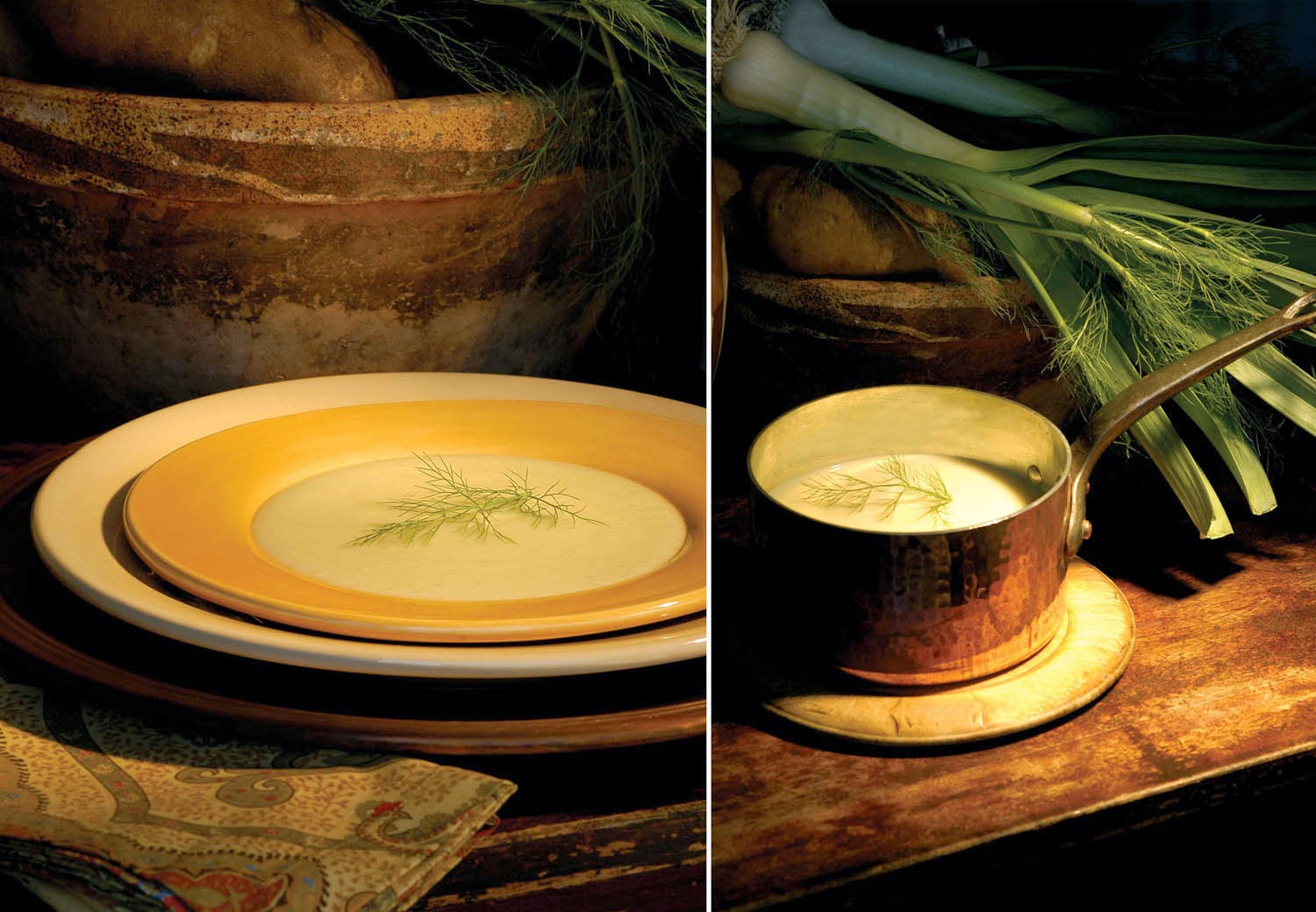 Sotto Il Monte Vineyards: Leek, Potato and Fennel Soup