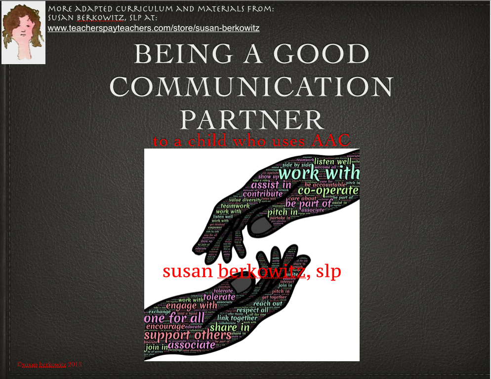 Do You Know How to Be a Good Communication Partner for AAC? Let Susan ...