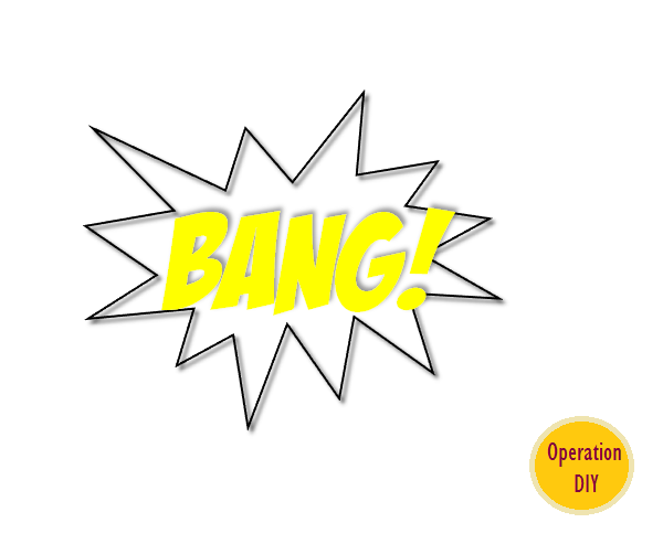 BANG! Sequin pin. | Operation DIY