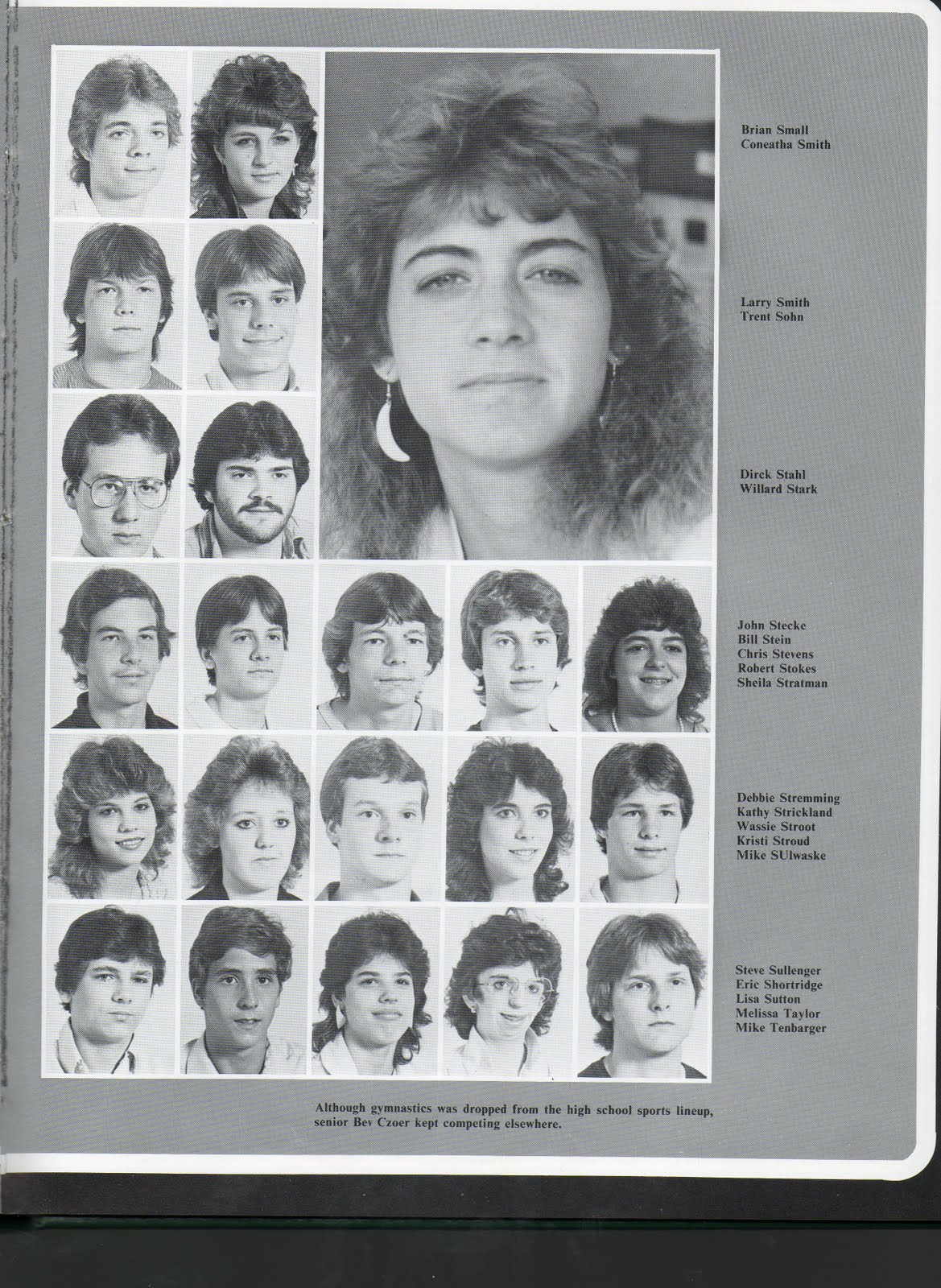 NHS Class of 1986: Senior Photos from Yearbook