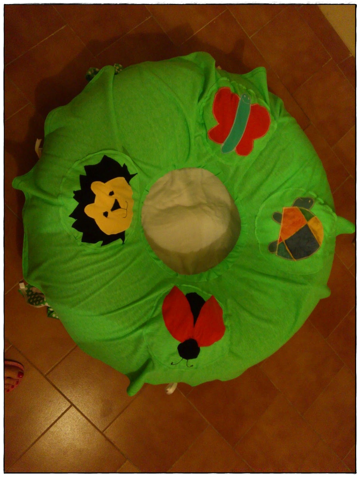 Piti Kukkua: Sewing: Inflatable Play Donut for Baby