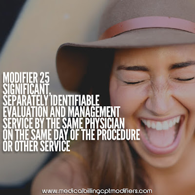 Modifier 25 - Guidelines,usage and example of using with other ...