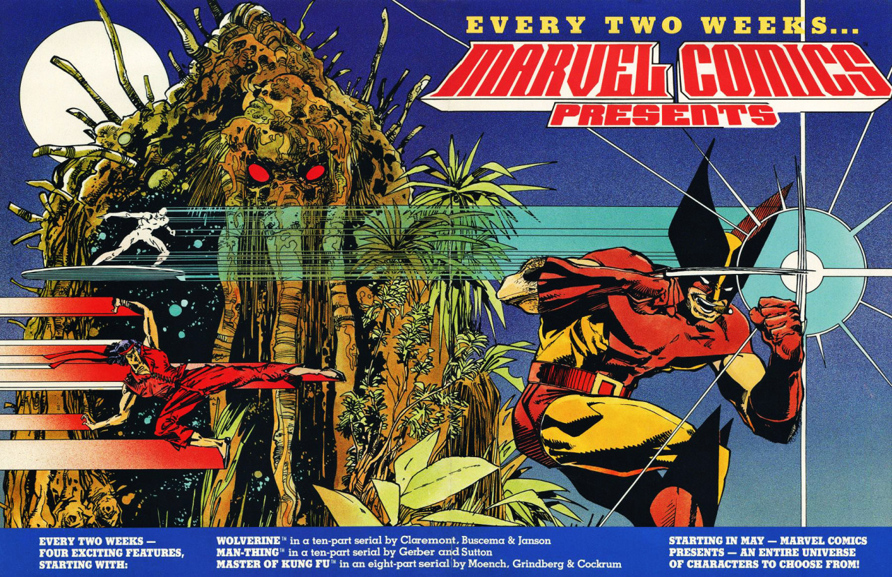 Marvel Comics of the 1980s: 1988 - Marvel Comics Presents Promo Poster ...