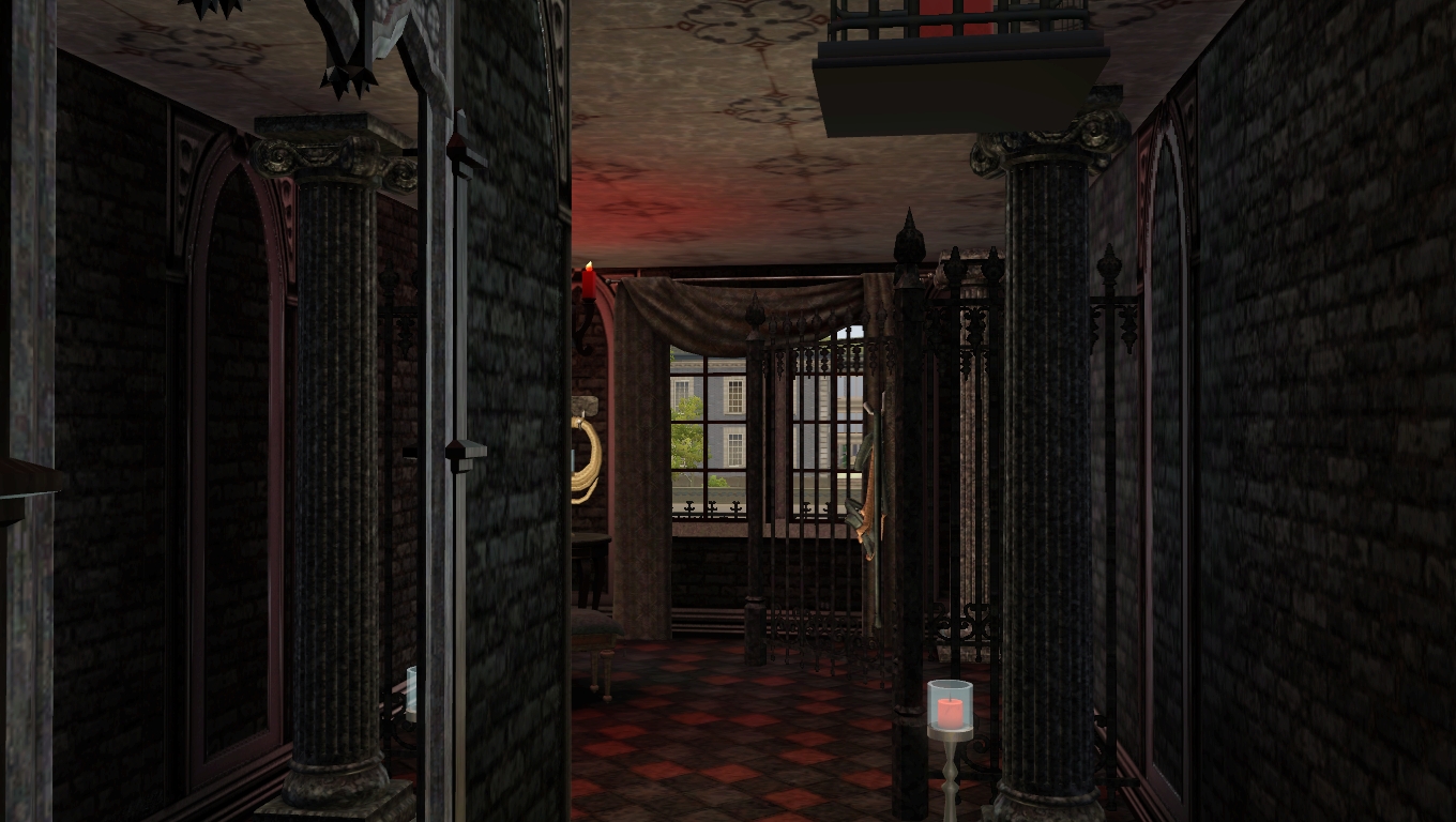 Sims 3 ComfoLife Design Studio: Bloodred Ruby Vampire Lounge: Download