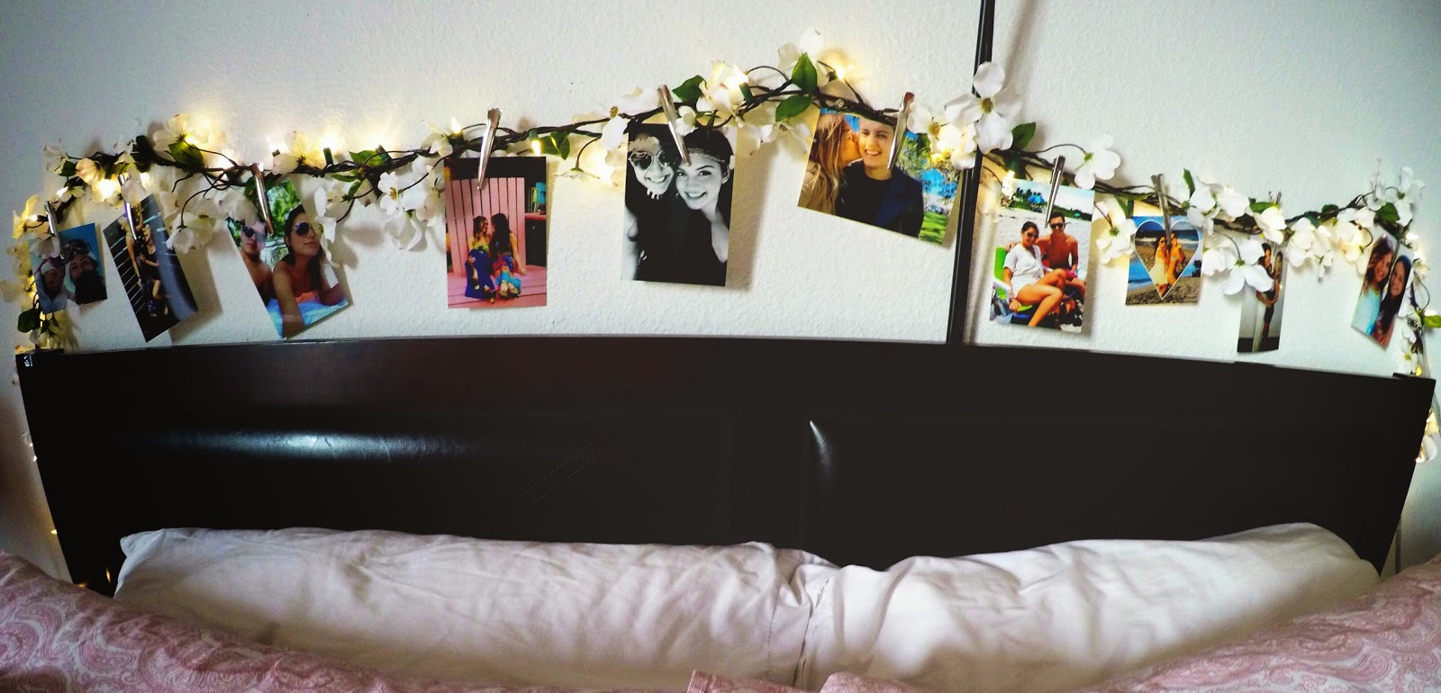 Giannina: DIY: Floral Photo Light String