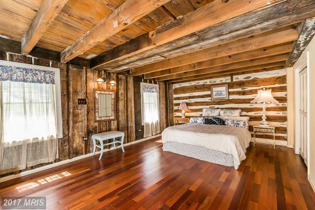Sweet House Dreams: 1870 Colonial Log Home in Ellicott City, Maryland