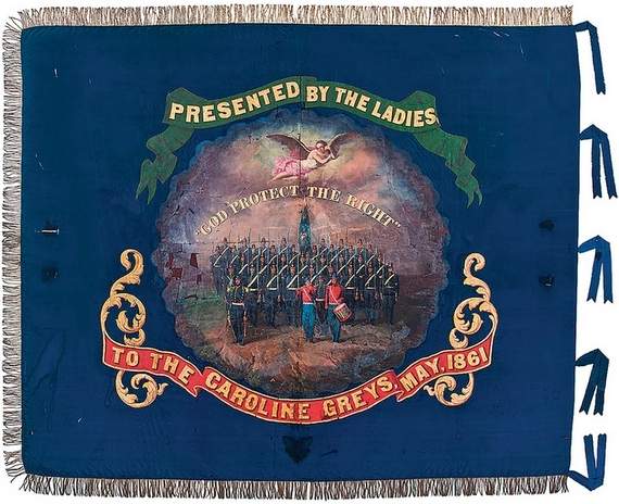Patriot's Corner: Virginia’s Caroline Greys Civil War Flag renewed and ...