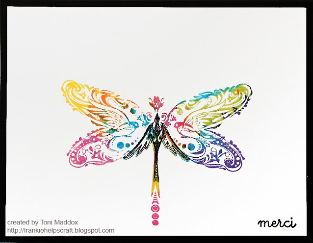 Frankie Helps Craft: Getting Inky, Folk Art Style