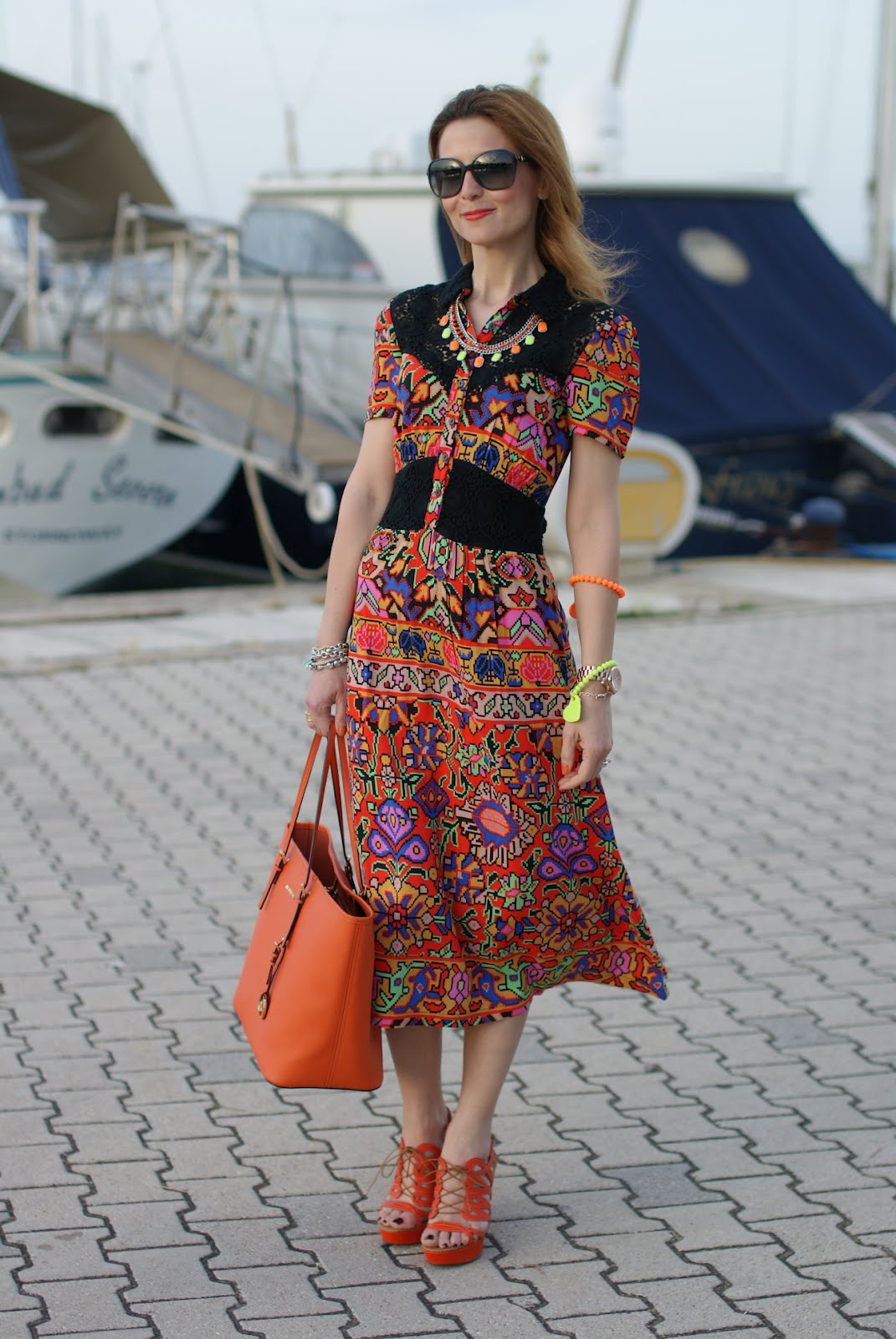 Aztec print dress | Fashion and Cookies - fashion and beauty blog