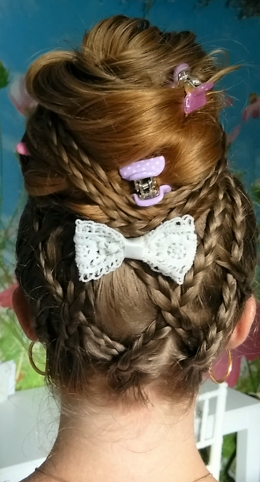 Braids & Hairstyles for Super Long Hair: Braided Lattice Bun