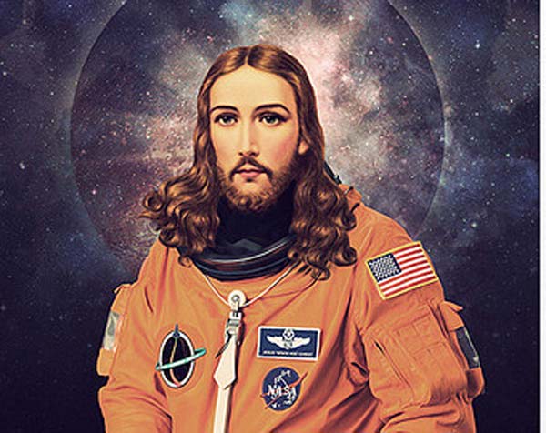 campo de luz e de amor: Jesus reconstituição de Nasa
