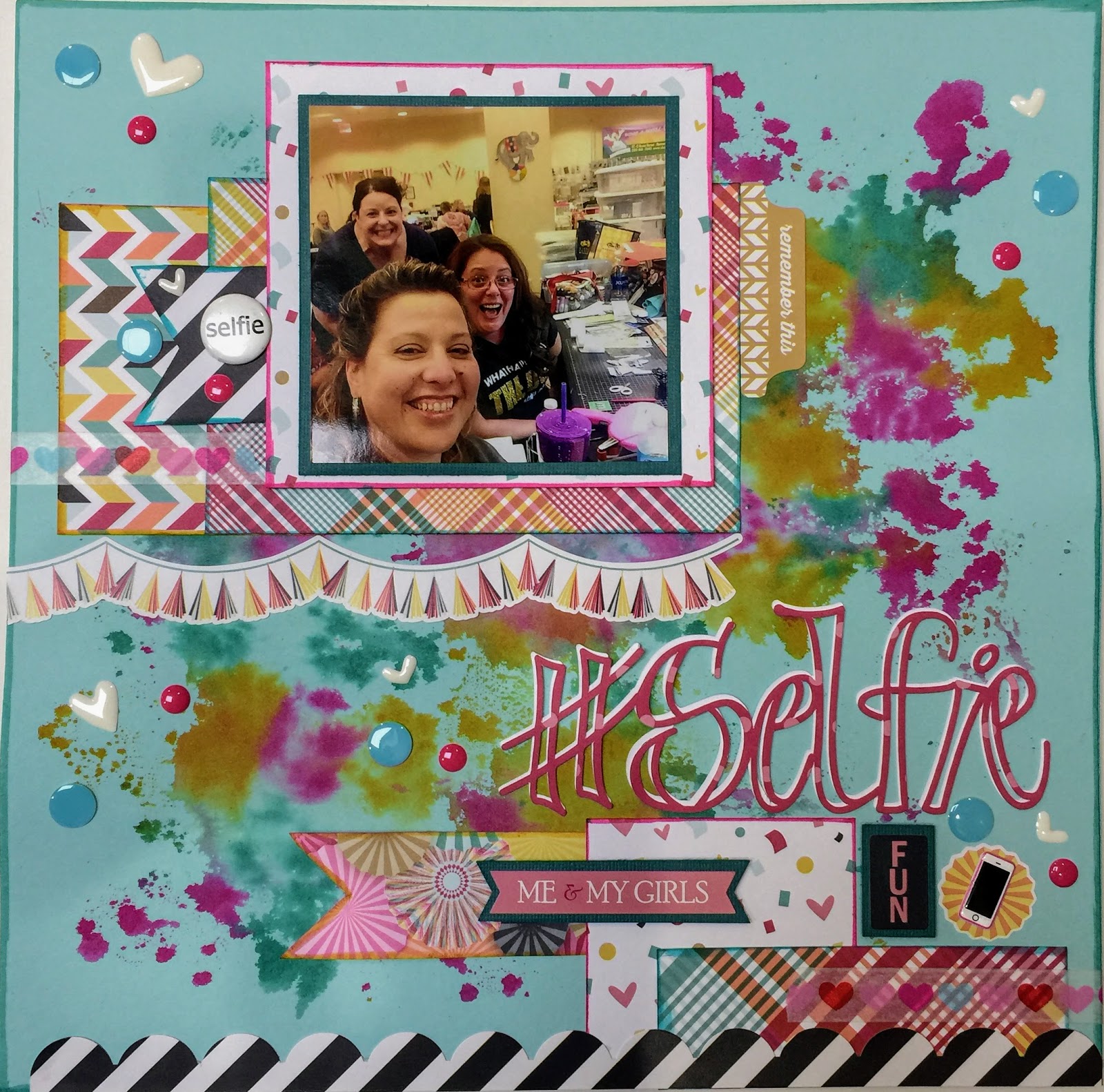 For the Love of Paper!: Selfie Fun! - Paper Issues July Sketch ...