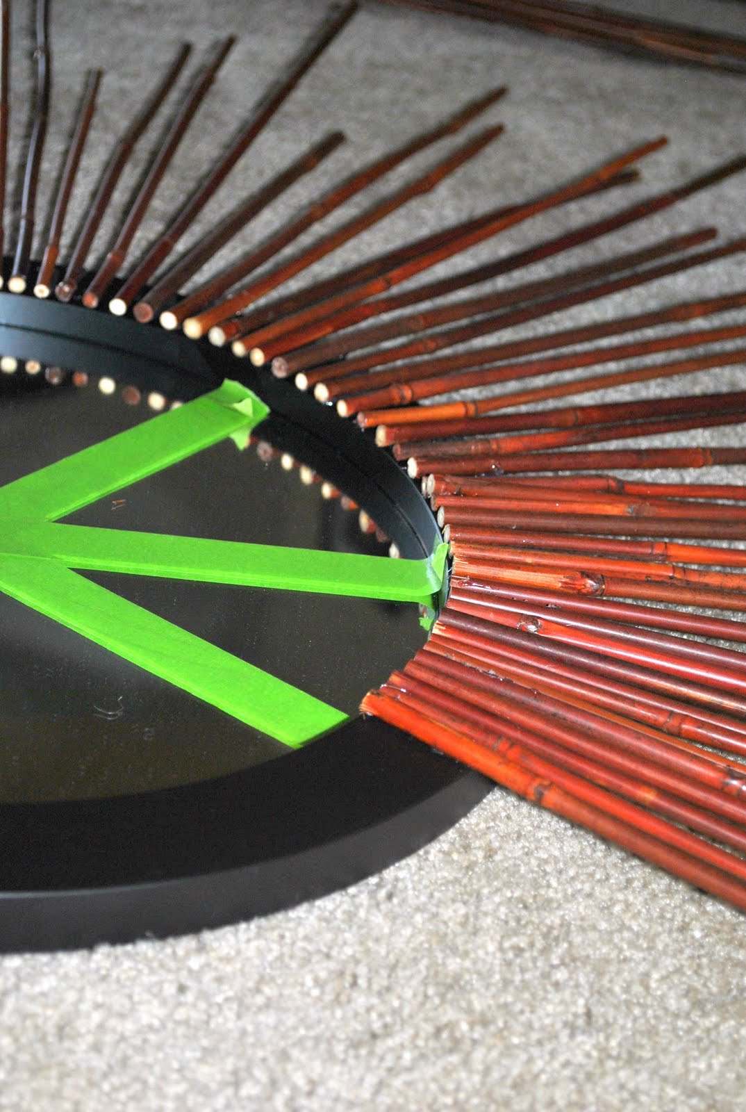 Home Awaits: DIY Sunburst Mirror