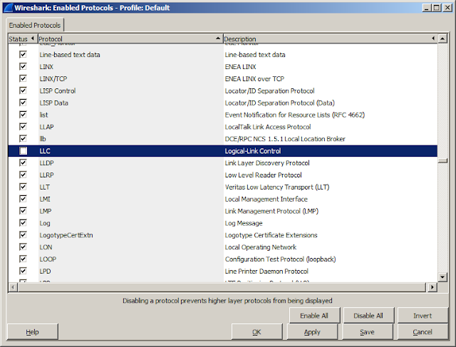 WLAN Packet Capture - Displaying Only 802.11 Decodes in the Frames Summary
