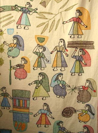 on the move: Sujani: Stitch art of Bihar