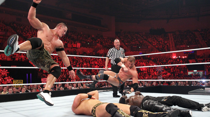 WWE In live!!!!: THE MIZ & R-TRUTH vs JOHN CENA & ZACK RYDER