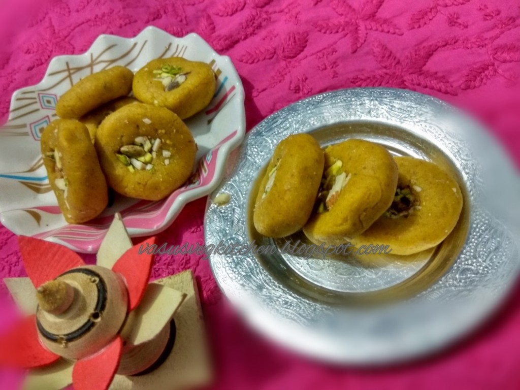 Vasusvegkitchen: Almond Mango sandesh, how to prepare almond mango sandesh