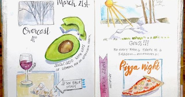 In and Out of The Studio: Journal Pages