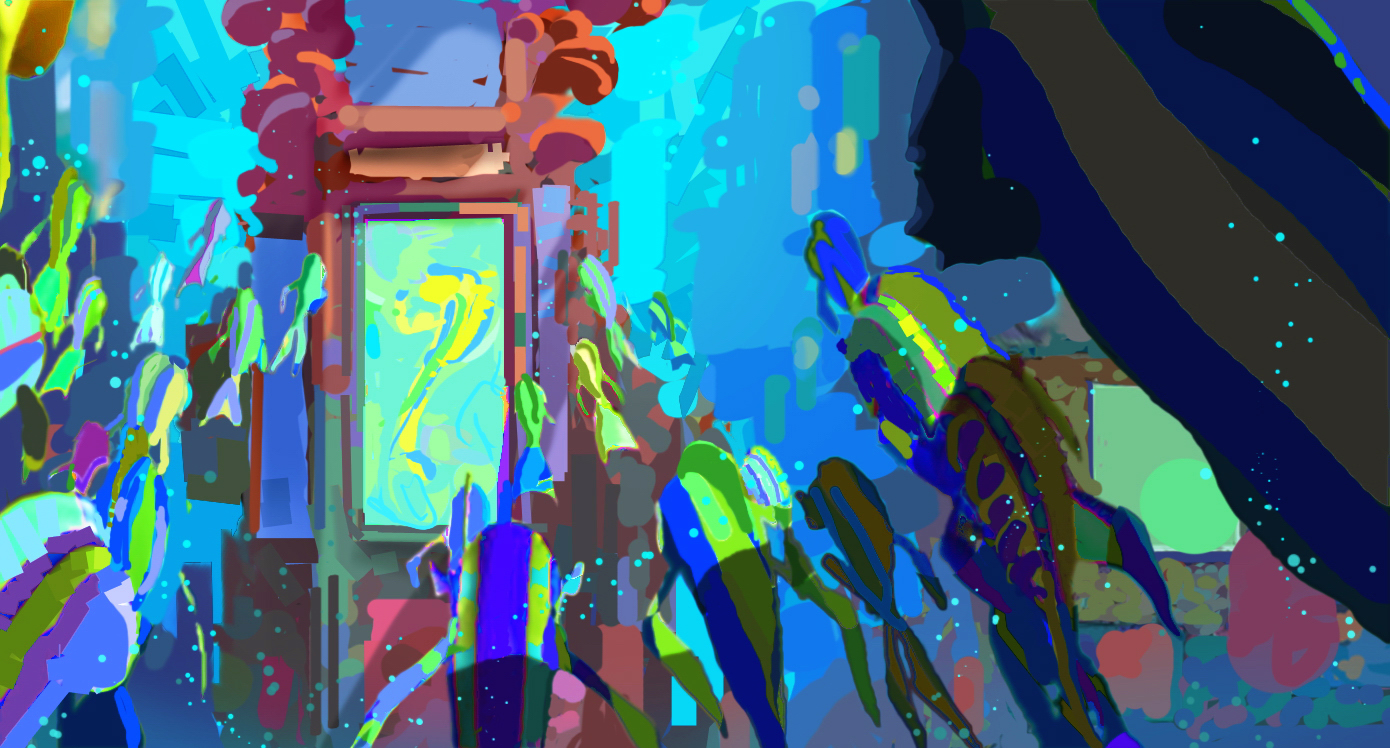 Nathan Fowkes Art: Shark Tale Color Roughs