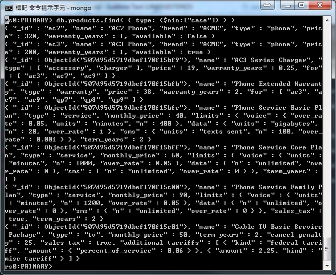 Database Mongodb 新增、修改、查詢、刪除操作 1 Crud Operation 1 6243