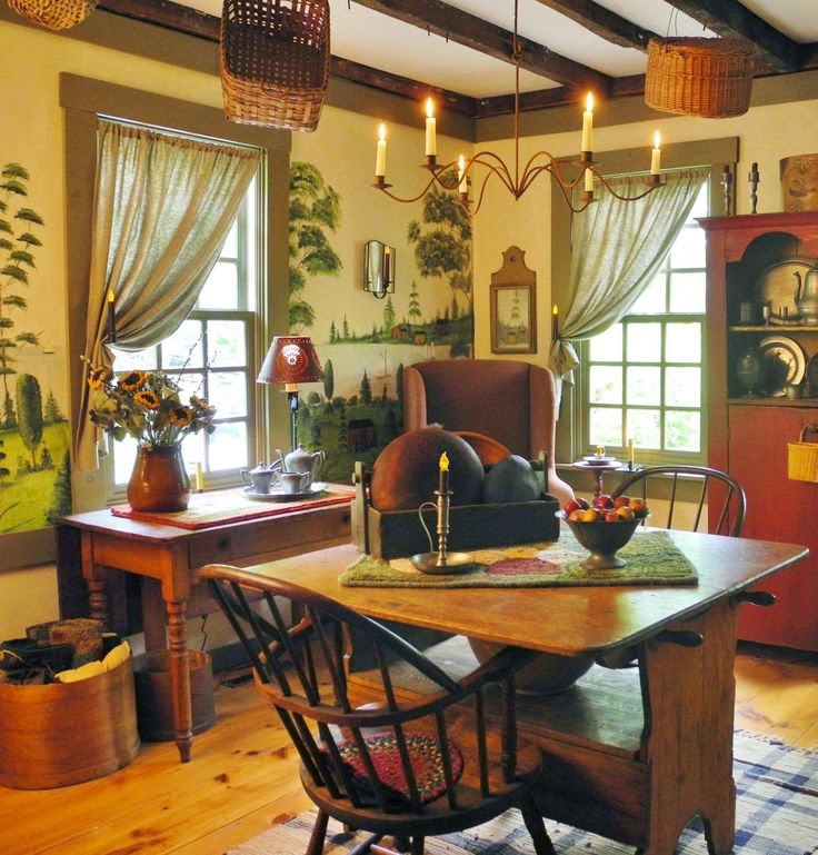 Eye For Design: Decorate With Primitive Colonial Murals