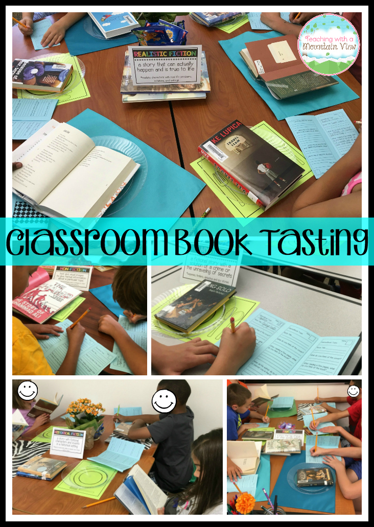 Host a Classroom Book Tasting! | Teaching With a Mountain View | Bloglovin’